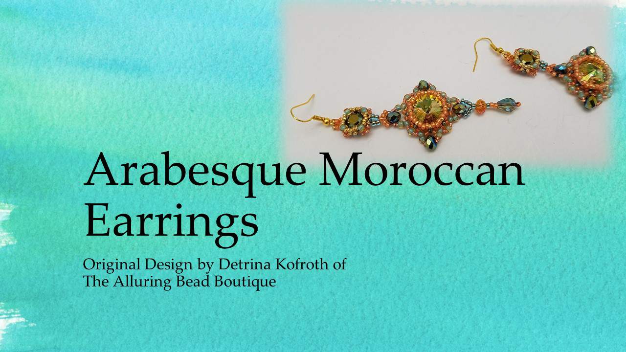 Beautiful Boho Turquoise Hoop Earrings Tutorial – The Alluring Bead ...