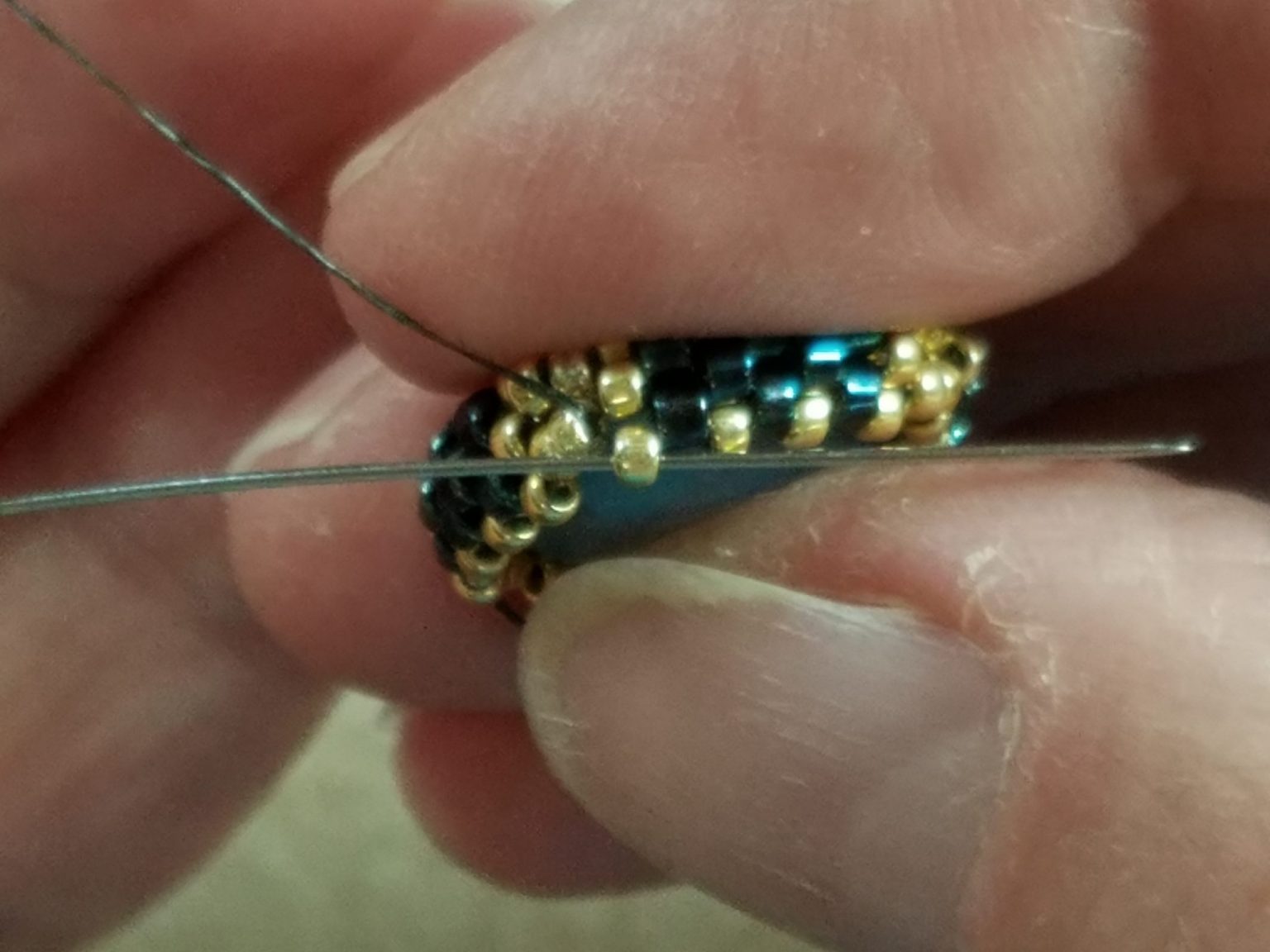 Bead Weaving 101 – Advanced Tubular Peyote – Beaded Bezels – The ...