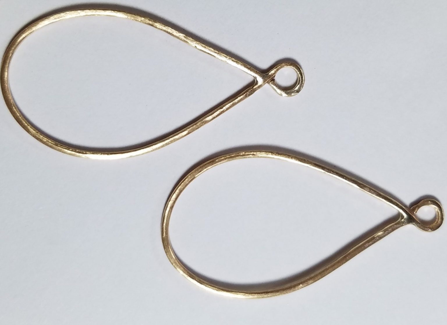 Metalsmithing 101 – Handmade Components – Brass Oval with Eye Loop ...