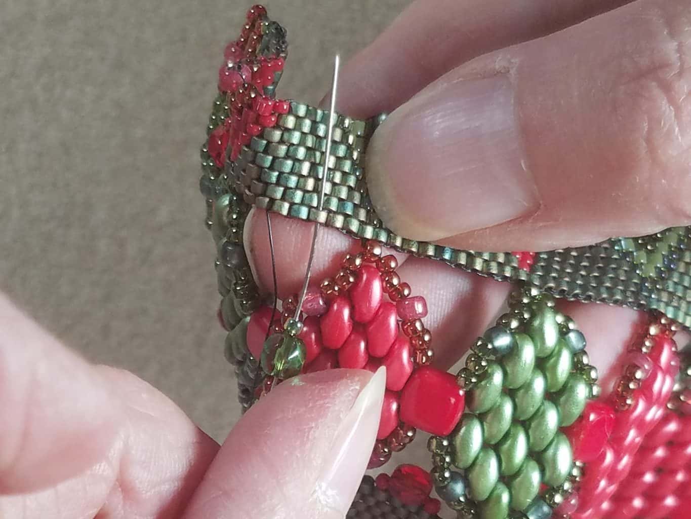 Ruffled Peyote Cuff Bracelet – Additional Embellishments – The Alluring ...