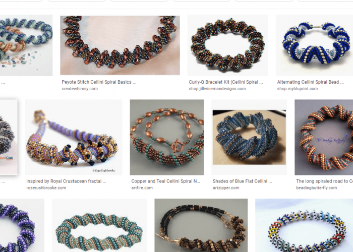 Bead Weaving 101 – Tubular Peyote – Cellini Spiral Basics – The ...