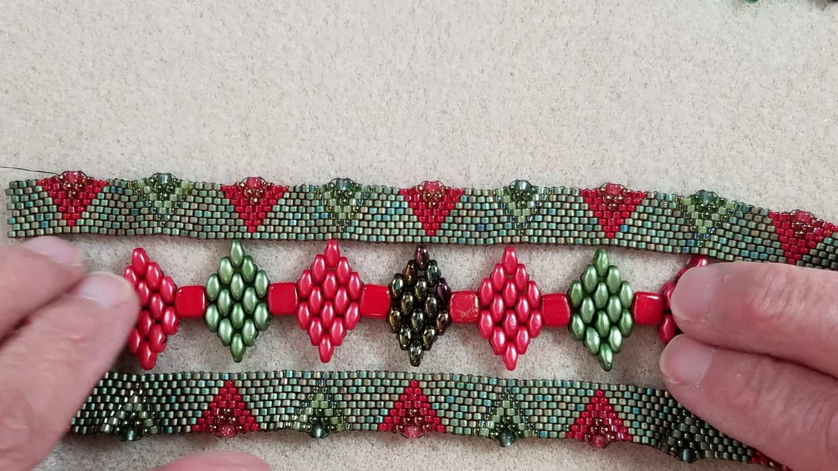 Ruffled Peyote Cuff Bracelet Intro – The Alluring Bead Boutique