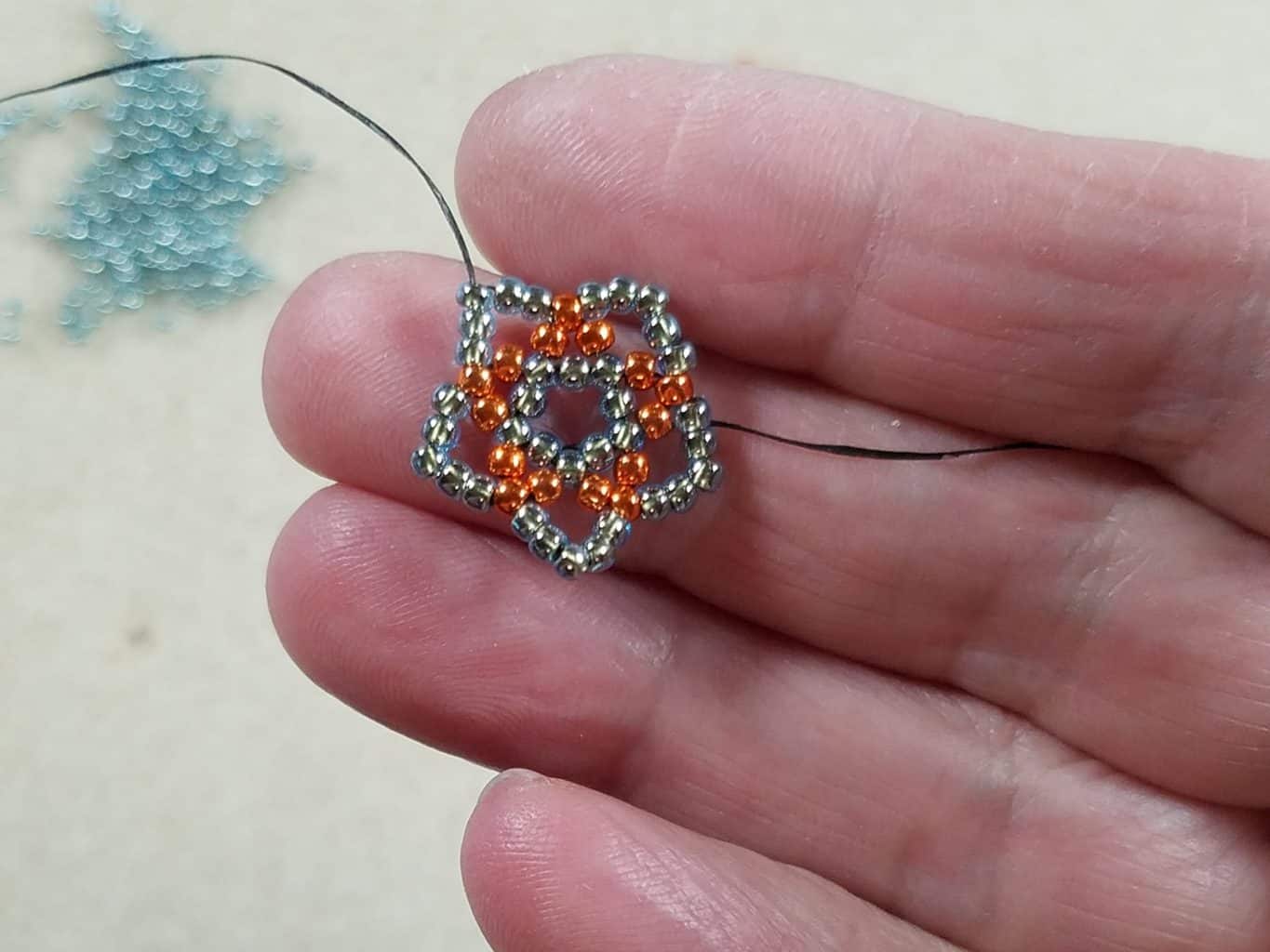 Bead Weaving 101 – Circular Flat Netting Stitch – The Alluring Bead ...