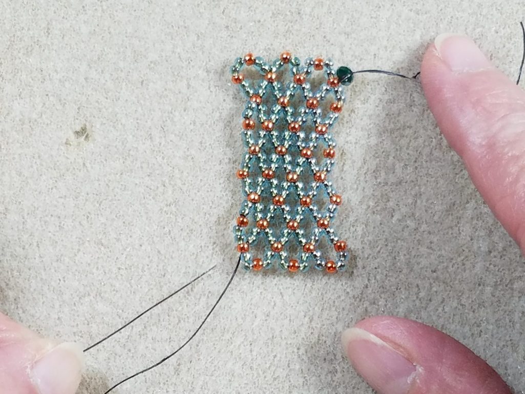 Bead Weaving 101 – Advanced Techniques – Embellished Flat Netting – The ...