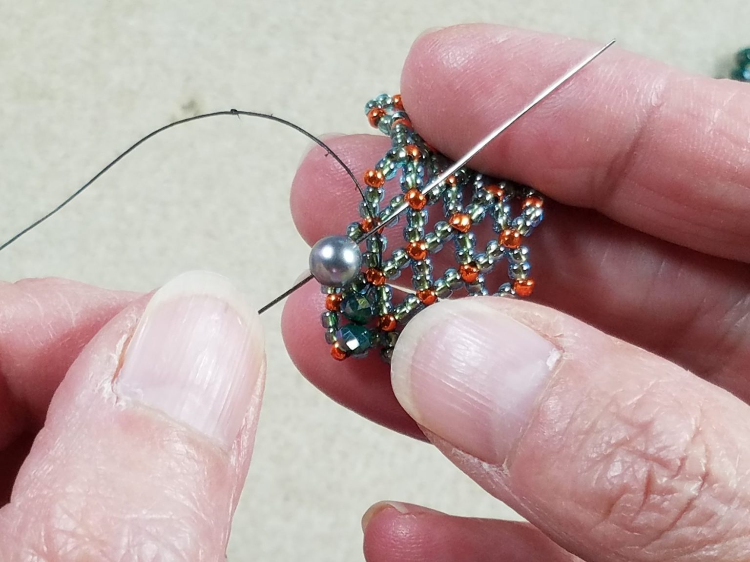 Bead Weaving 101 – Advanced Techniques – Embellished Flat Netting – The ...