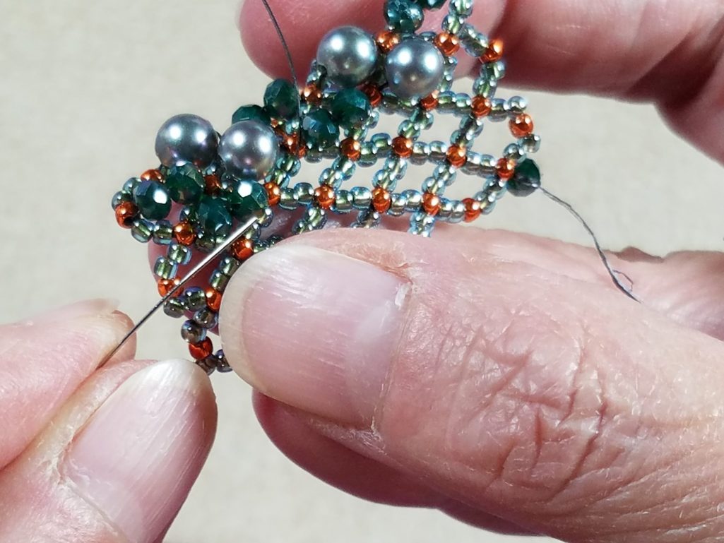 Bead Weaving 101 – Advanced Techniques – Embellished Flat Netting – The ...
