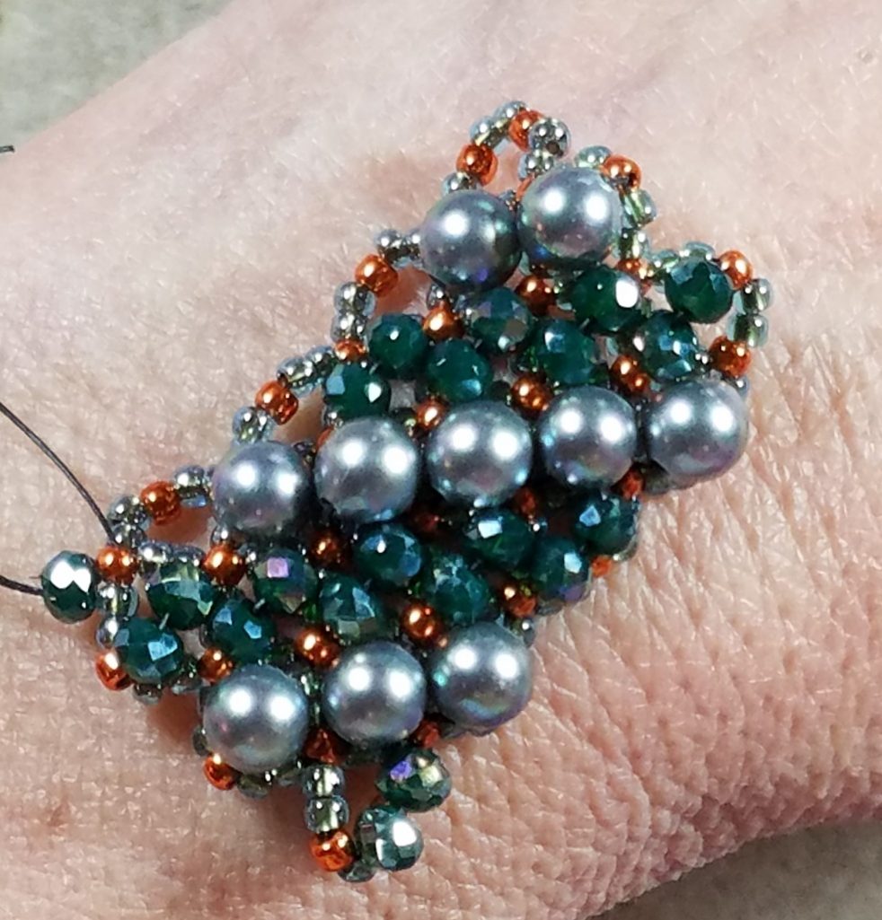 Bead Weaving 101 – Advanced Techniques – Embellished Flat Netting – The ...