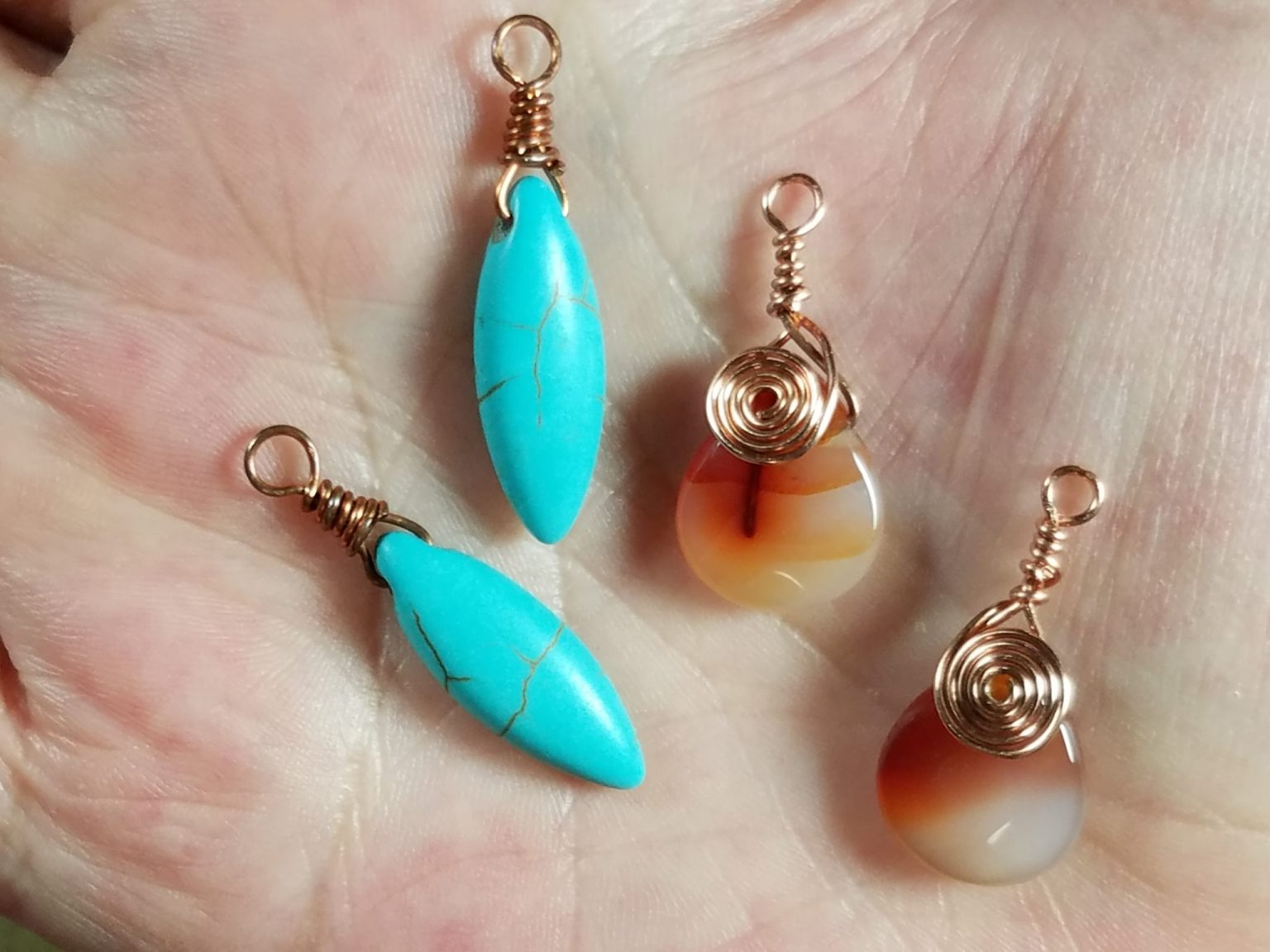 Wire Wrapping Techniques – Advanced Briolette Wire Wraps with Spiral ...