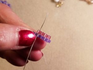 Bead Weaving 101 – Increasing Flat Brick Stitch for Even Rows – The Alluring Bead Boutique