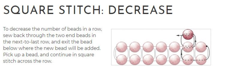 Bead Weaving 101 – Flat Square Stitch Increase and Decrease – The Alluring Bead Boutique
