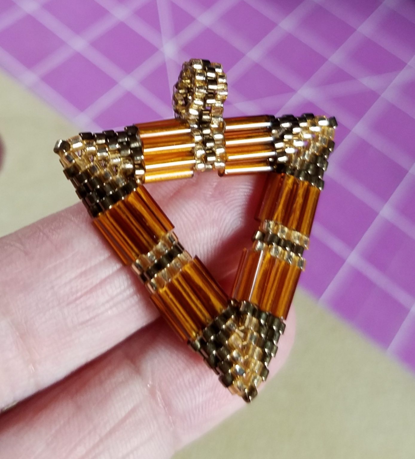 Totally Tubular Peyote Triangles Tutorial Part 1 – The Alluring Bead Boutique