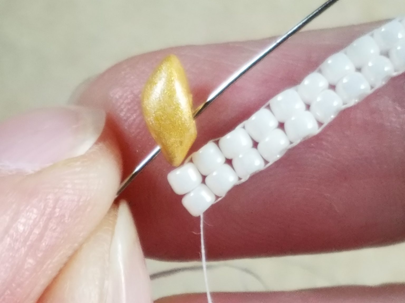 Bead Weaving 101 – Herringbone Stitch with Bead Variations – The ...