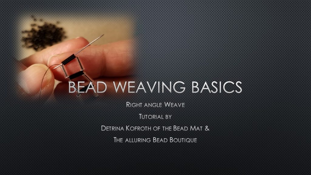 Bead Weaving Basics Guide – Right Angle Weave PDF – The Alluring Bead ...