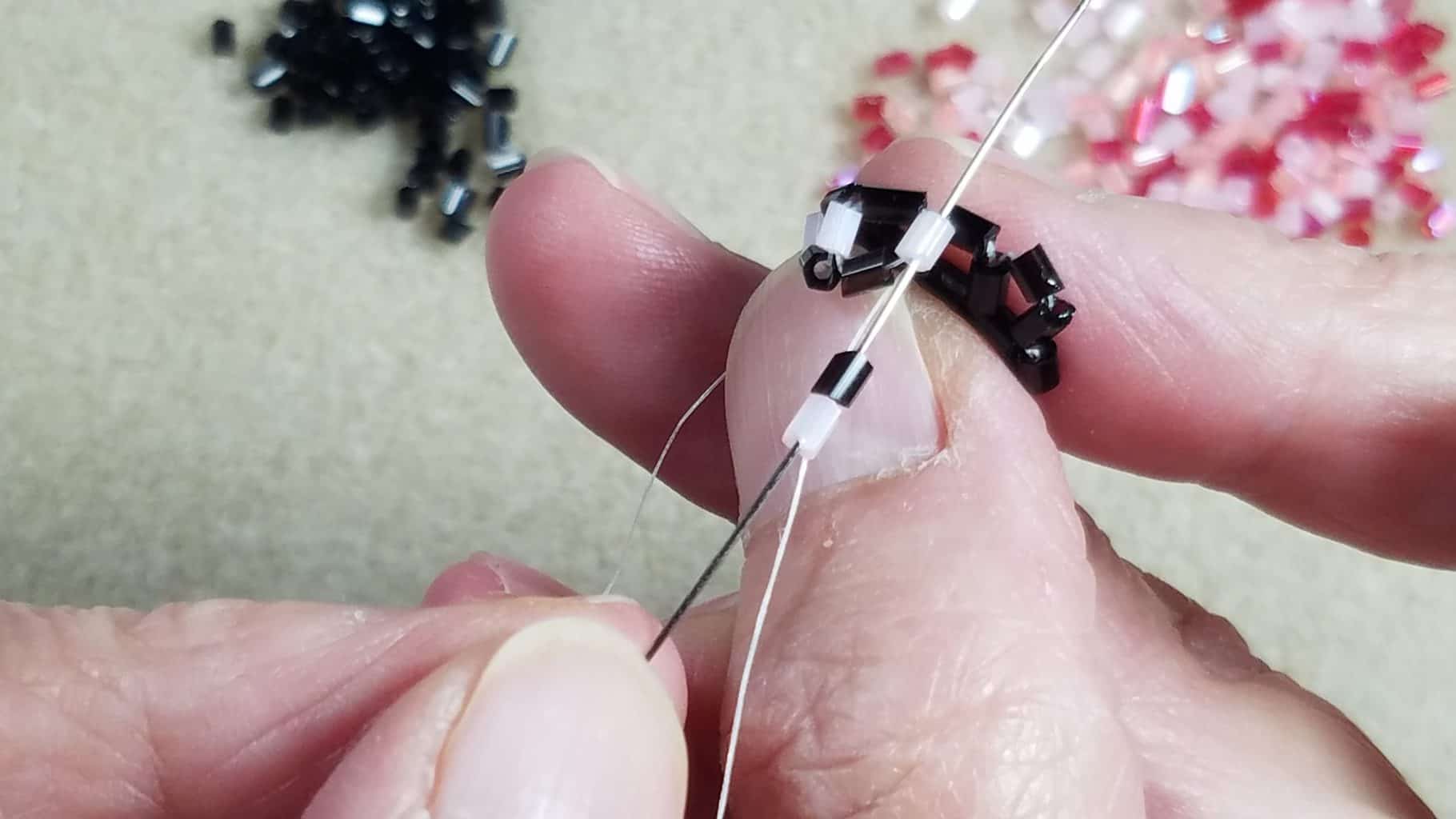 Bead Weaving 101 – Cubic Right Angle Weave Method 1 – The Alluring Bead ...