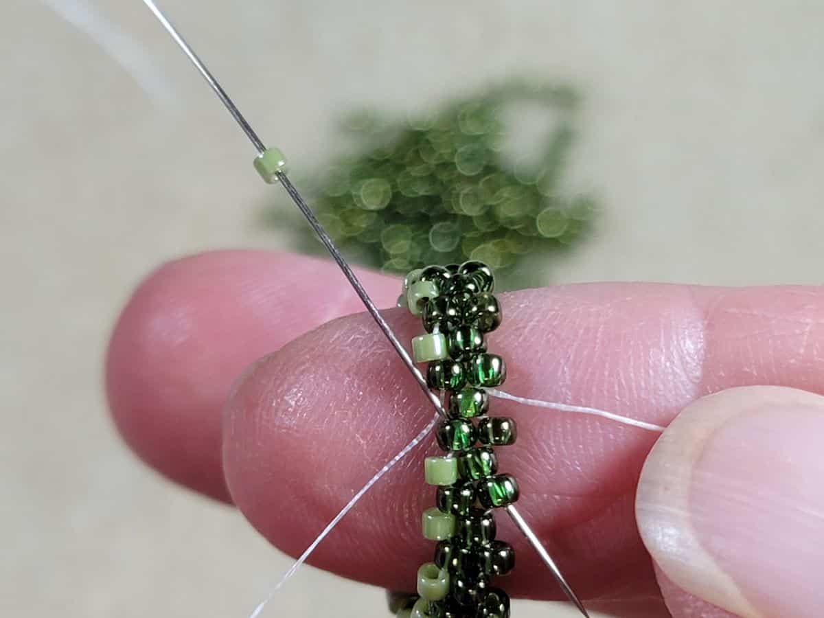 Creative Shapes with Peyote Stitch – Peyote Bezel for Marquis Component ...