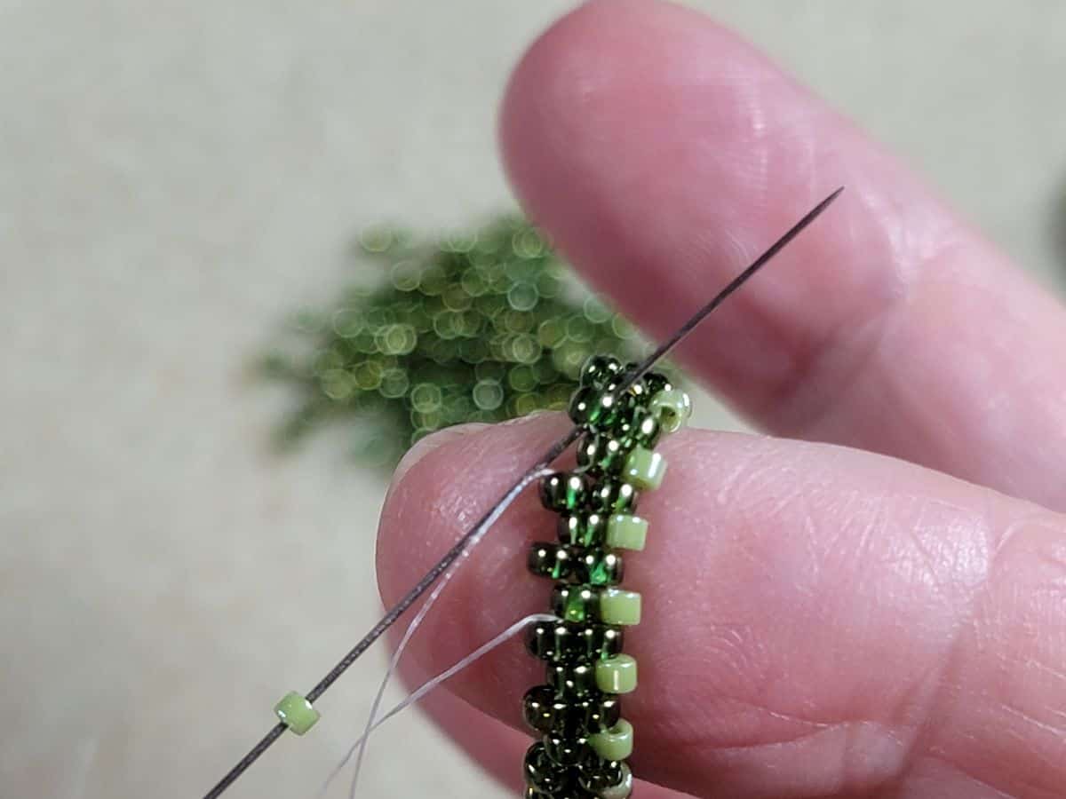 Creative Shapes with Peyote Stitch – Peyote Bezel for Marquis Component ...