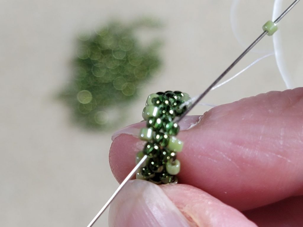 Creative Shapes with Peyote Stitch – Peyote Bezel for Marquis Component ...