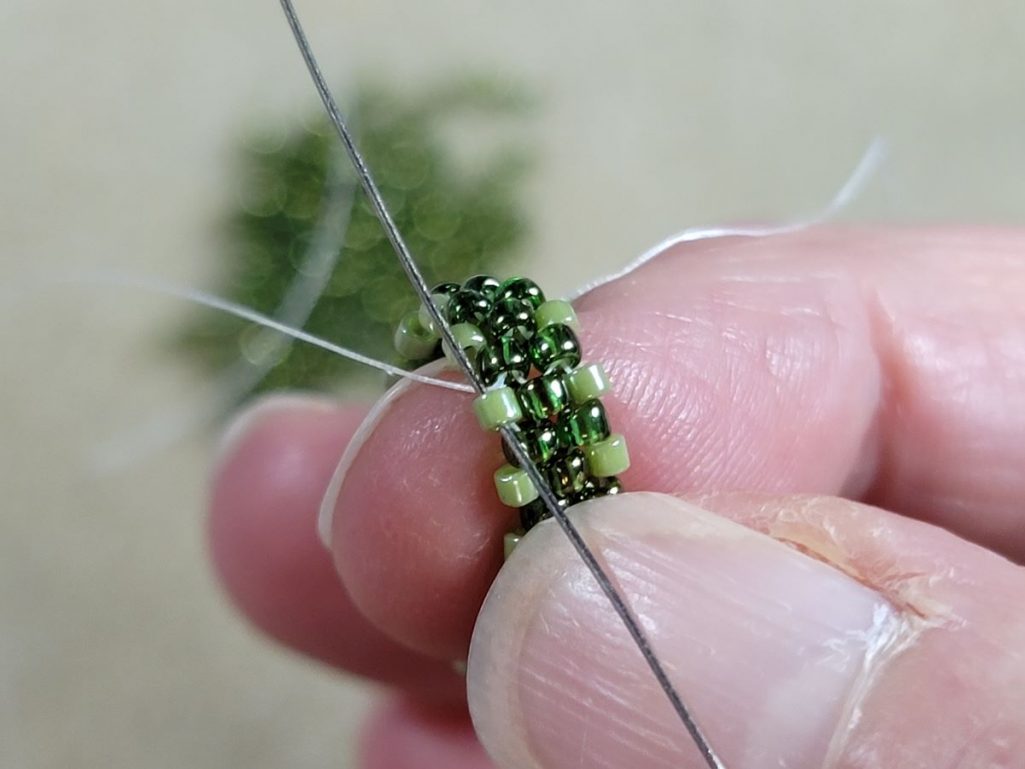 Creative Shapes with Peyote Stitch – Peyote Bezel for Marquis Component ...