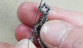 Bead Weaving 101 – Flat Netting Stitch – Edge Variations – The Alluring ...